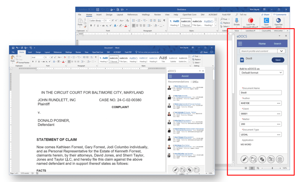 OpenText eDOCS - One Fox is uw vertrouwende OpenText partner